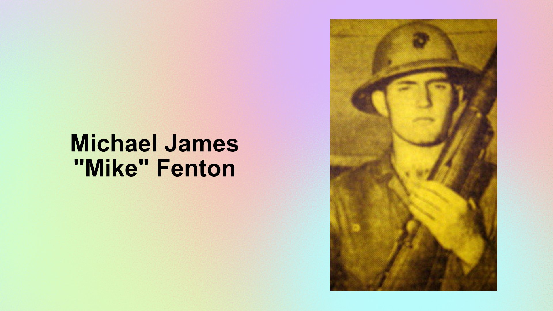 Bast from the Past: Michael J. Fenton